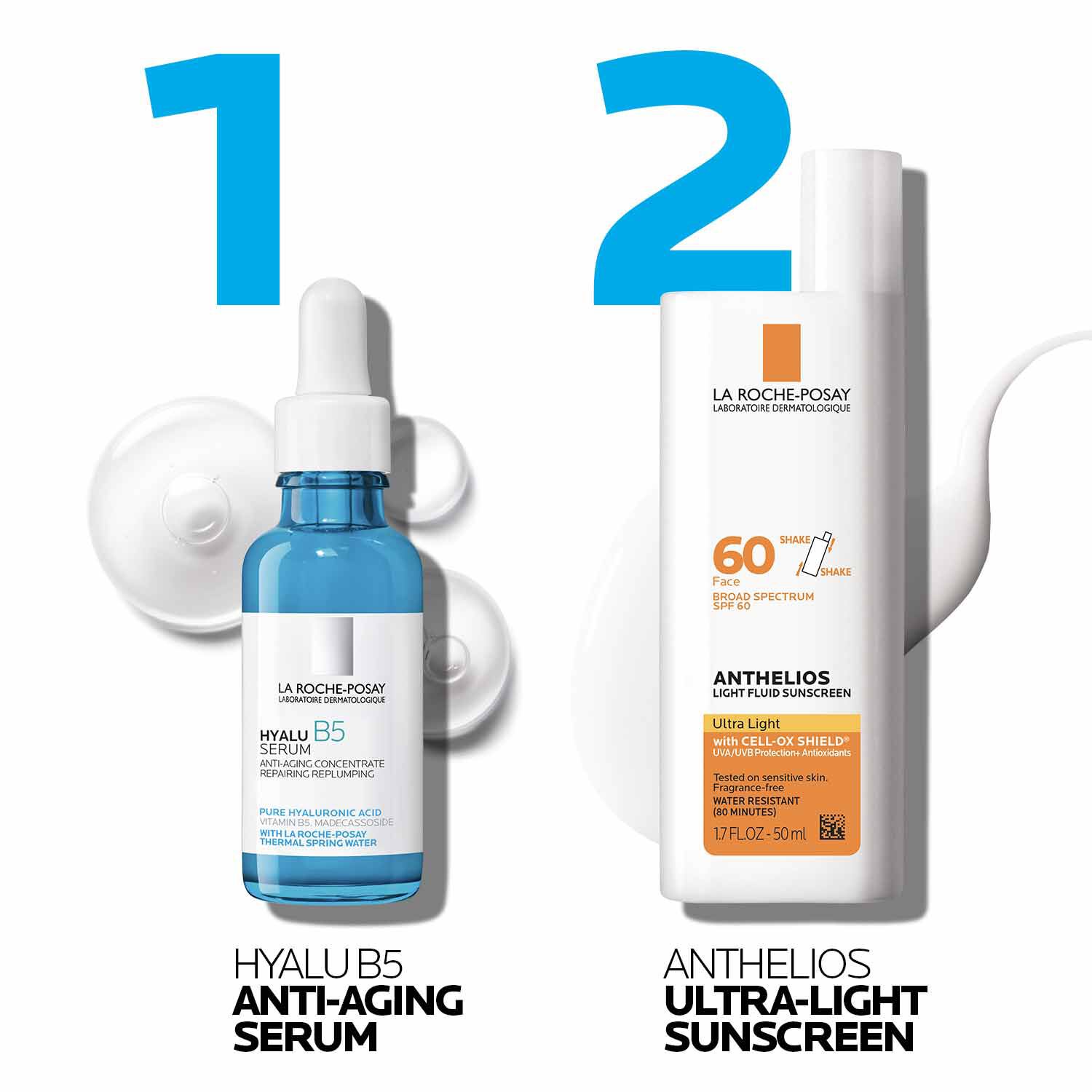 Hyalu B5 Serum & Anthelios Ultra-Light Set | La Roche-Posay