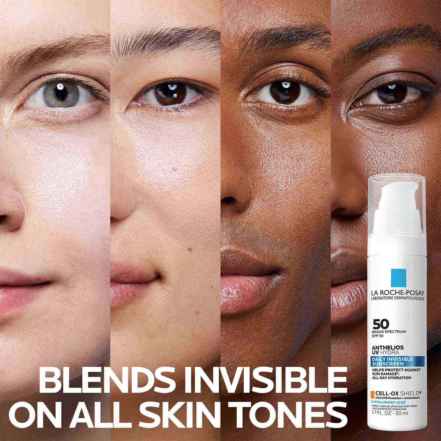 Anthelios UV Hydra Hydrating Face Sunscreen SPF 50 With Hyaluronic Acid ...