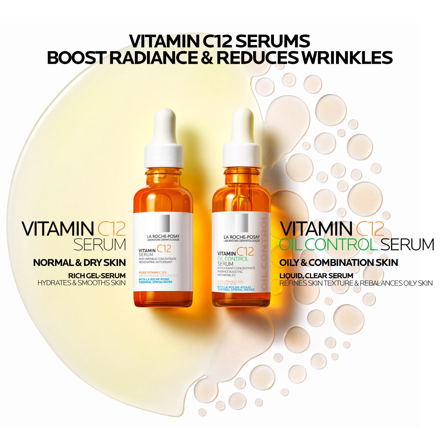 Vitamin C12 Oil Control Serum for Oily Skin | La Roche-Posay