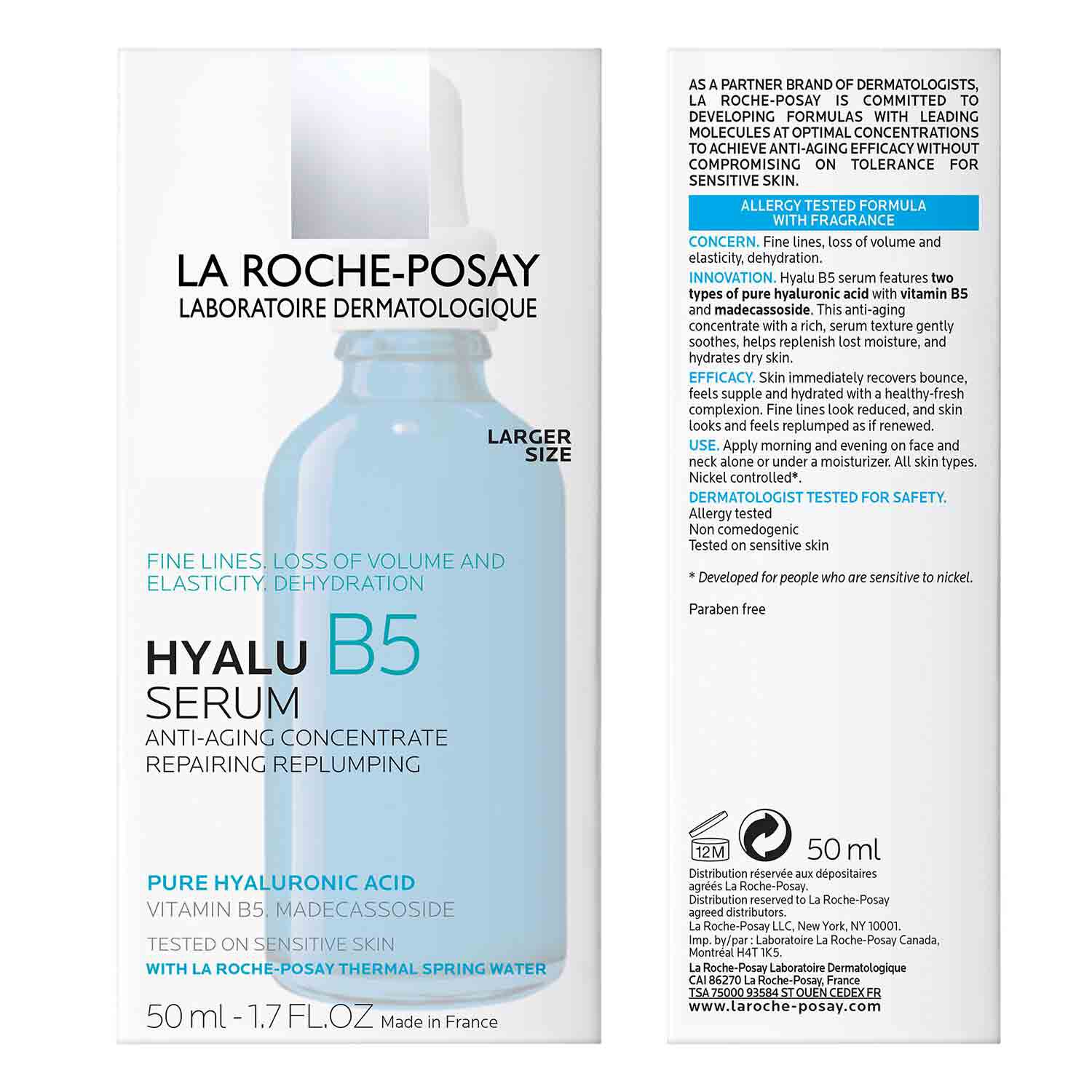 Hyalu B5 Hyaluronic Acid Hydrating Face Serum| La Roche-Posay