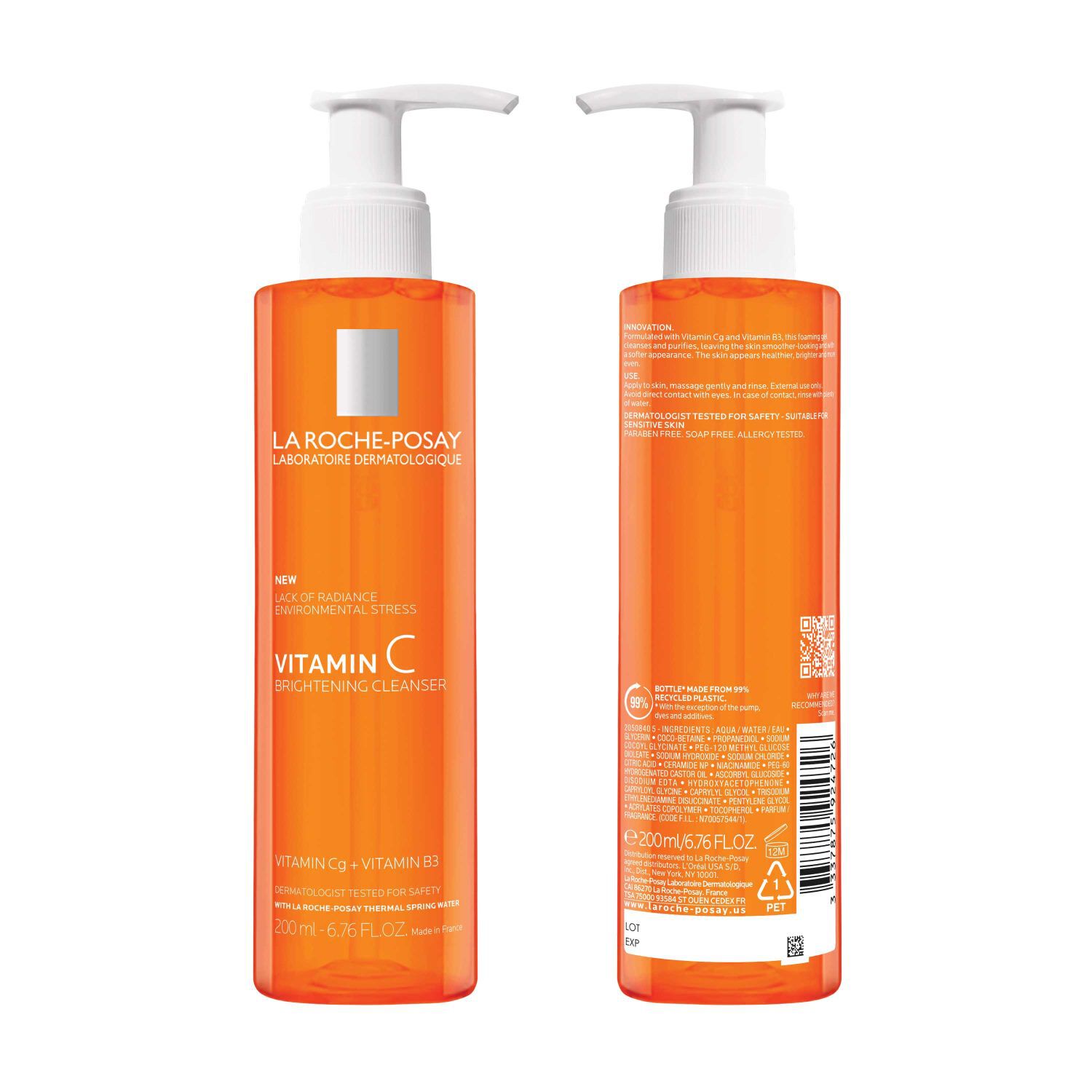 Vitamin C Brightening Facial Cleanser | La Roche-Posay