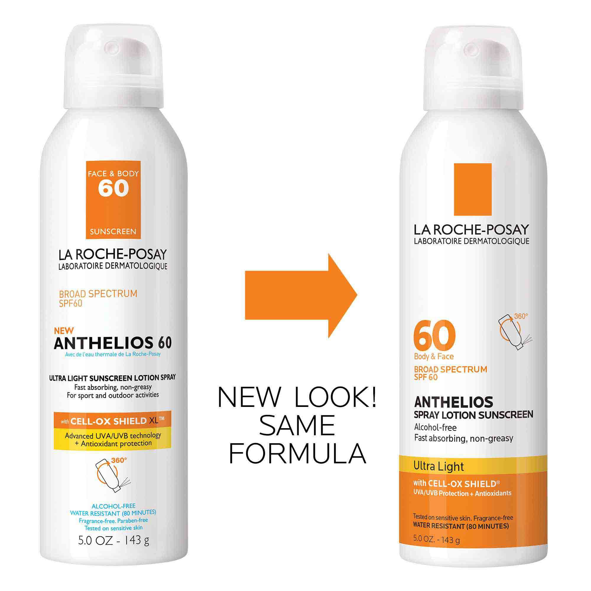 Anthelios Spray Sunscreen | For Face and Body| La Roche-Posay