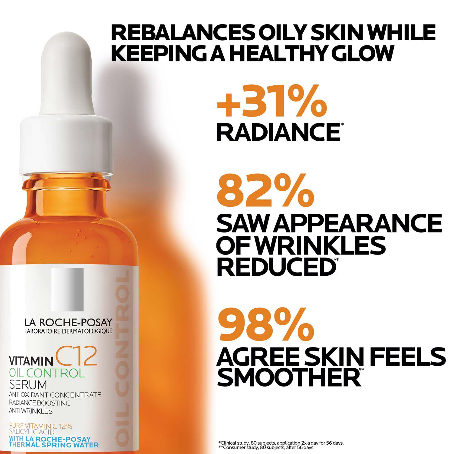 Vitamin C12 Oil Control Serum for Oily Skin | La Roche-Posay