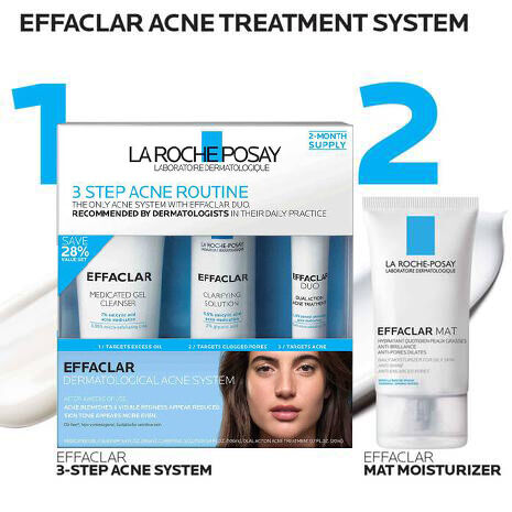Effaclar Acne Treatment System with Moisturizer | La Roche-Posay