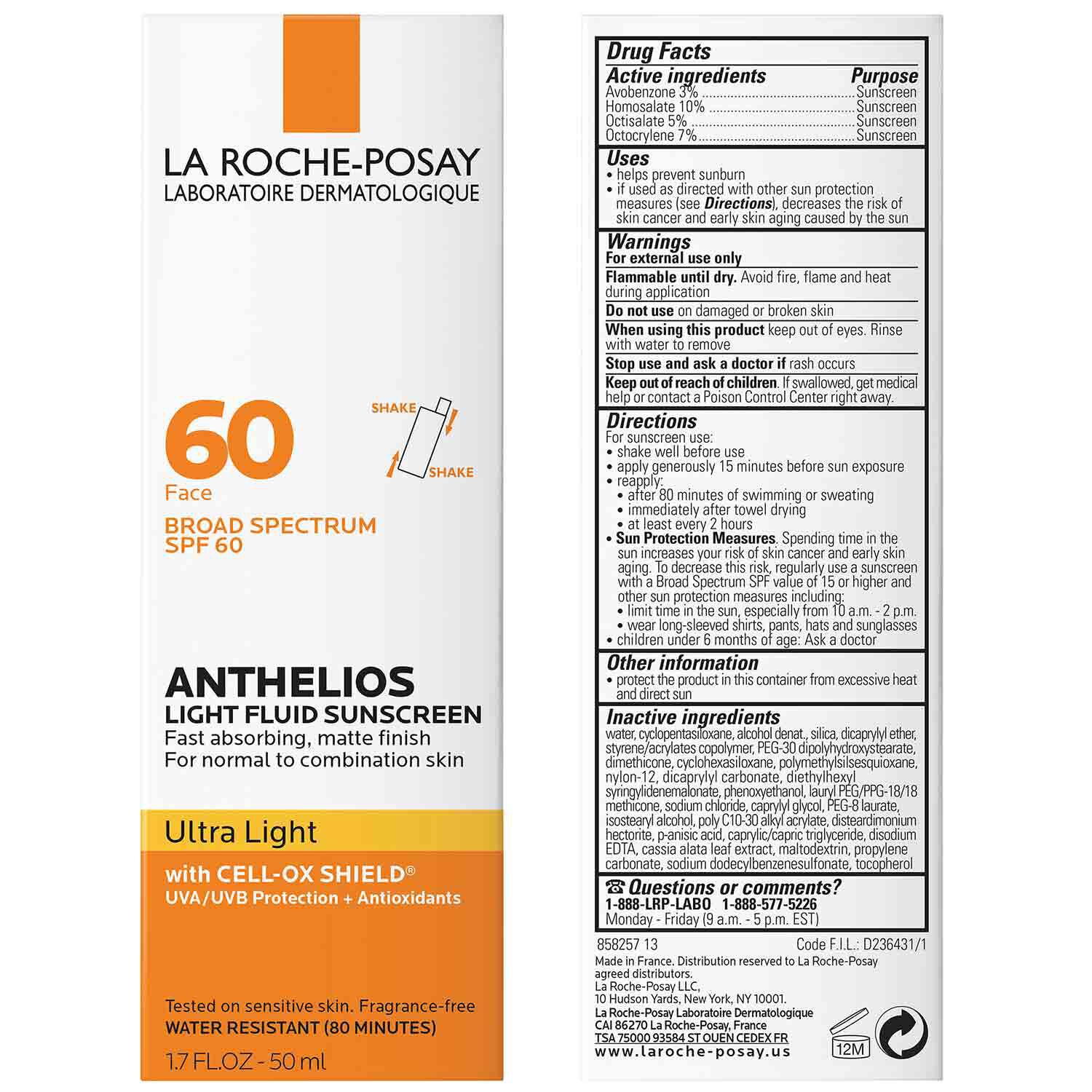 Anthelios Ultra Light Facial Sunscreen | La Roche-Posay