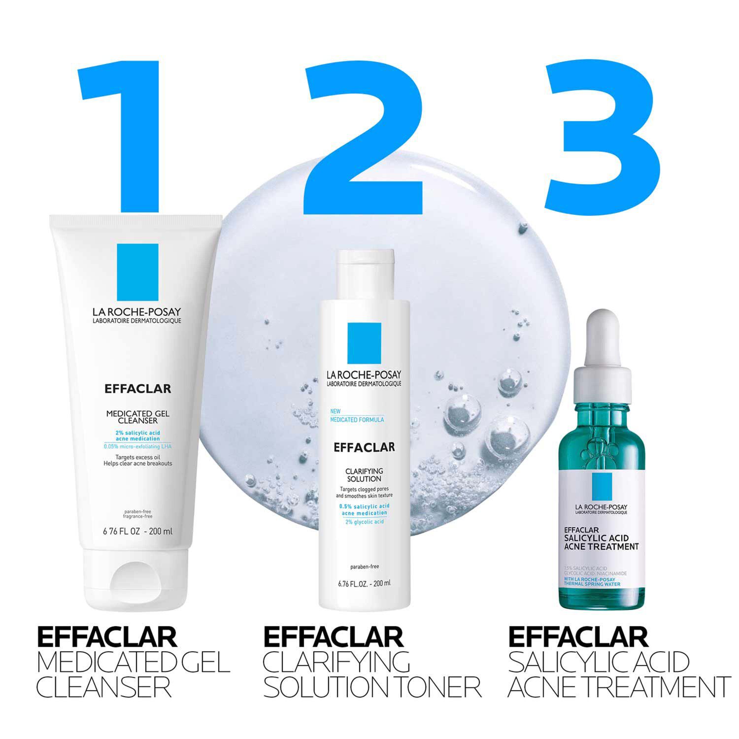 Effaclar Medicated Gel Cleanser | Acne Face Wash | La Roche-Posay