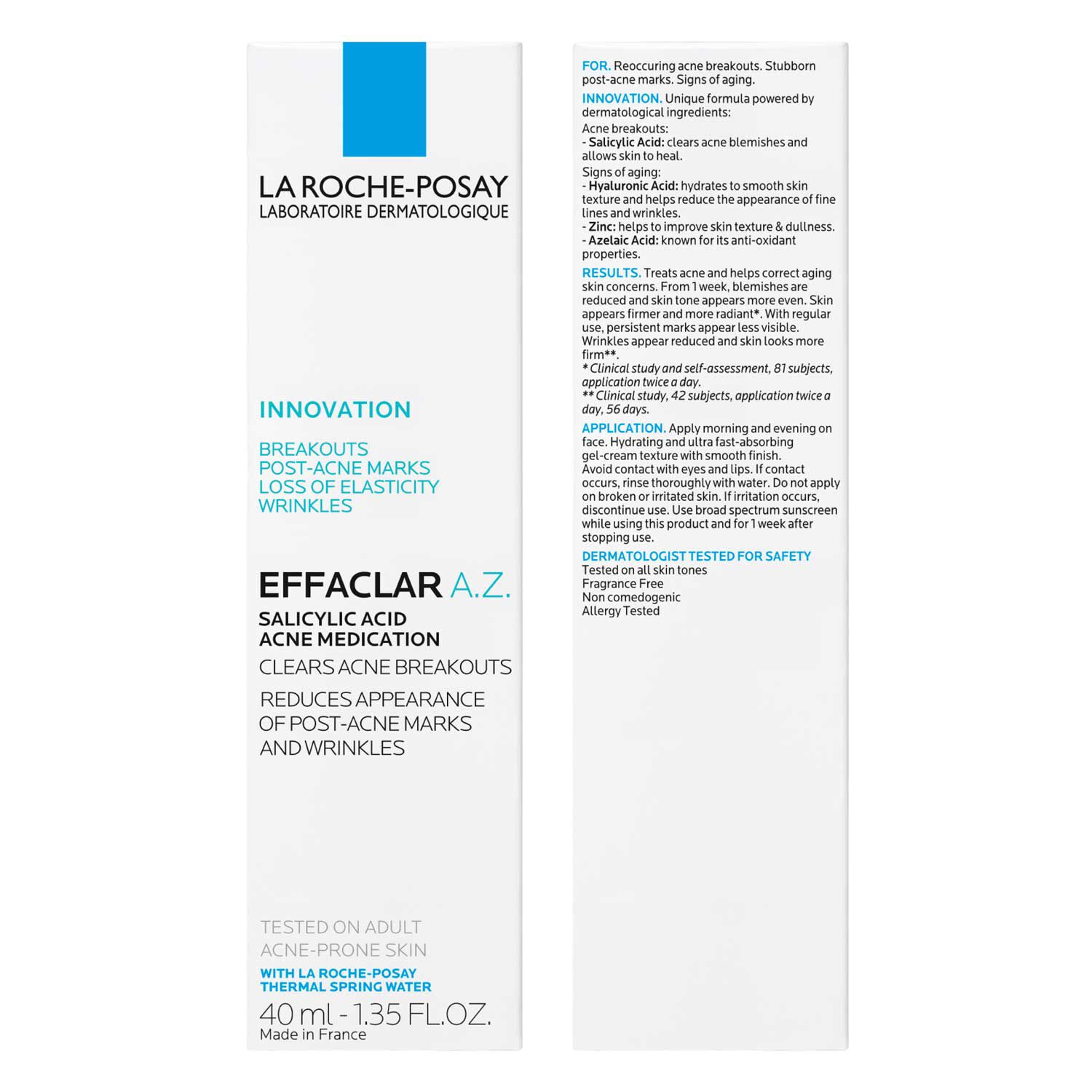 Effaclar A.Z. Gel Azelaic Acid Acne Treatment | La Roche-Posay