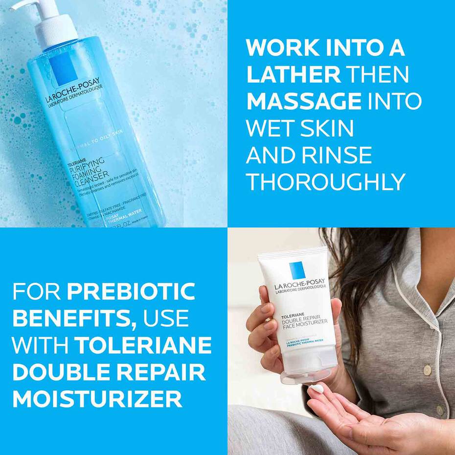 Toleriane Purifying Foaming Facial Wash | La Roche-Posay