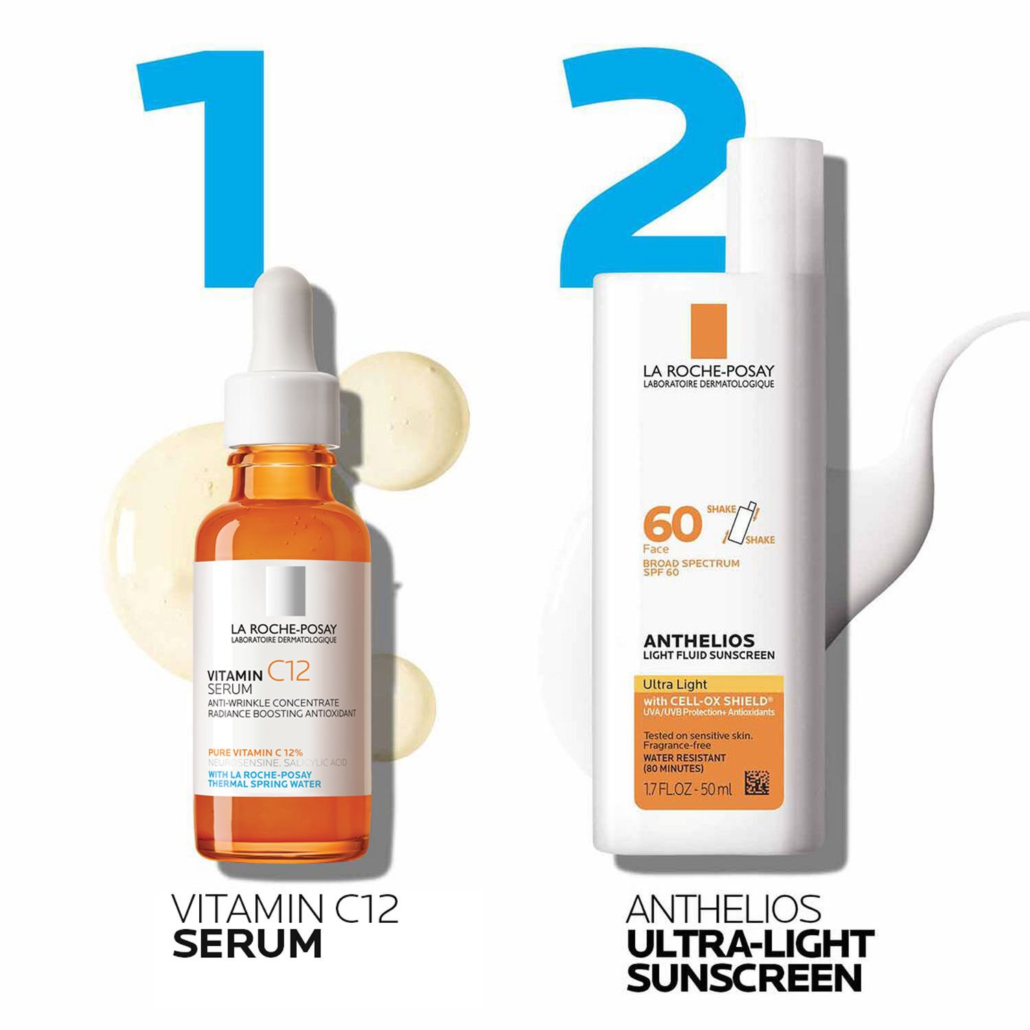 Vitamin C Serum & Anthelios Ultra-Light Set | La Roche-Posay