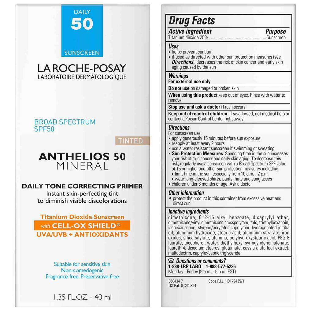 Anthelios Mineral Primer Tinted Primer With Spf La Roche Posay