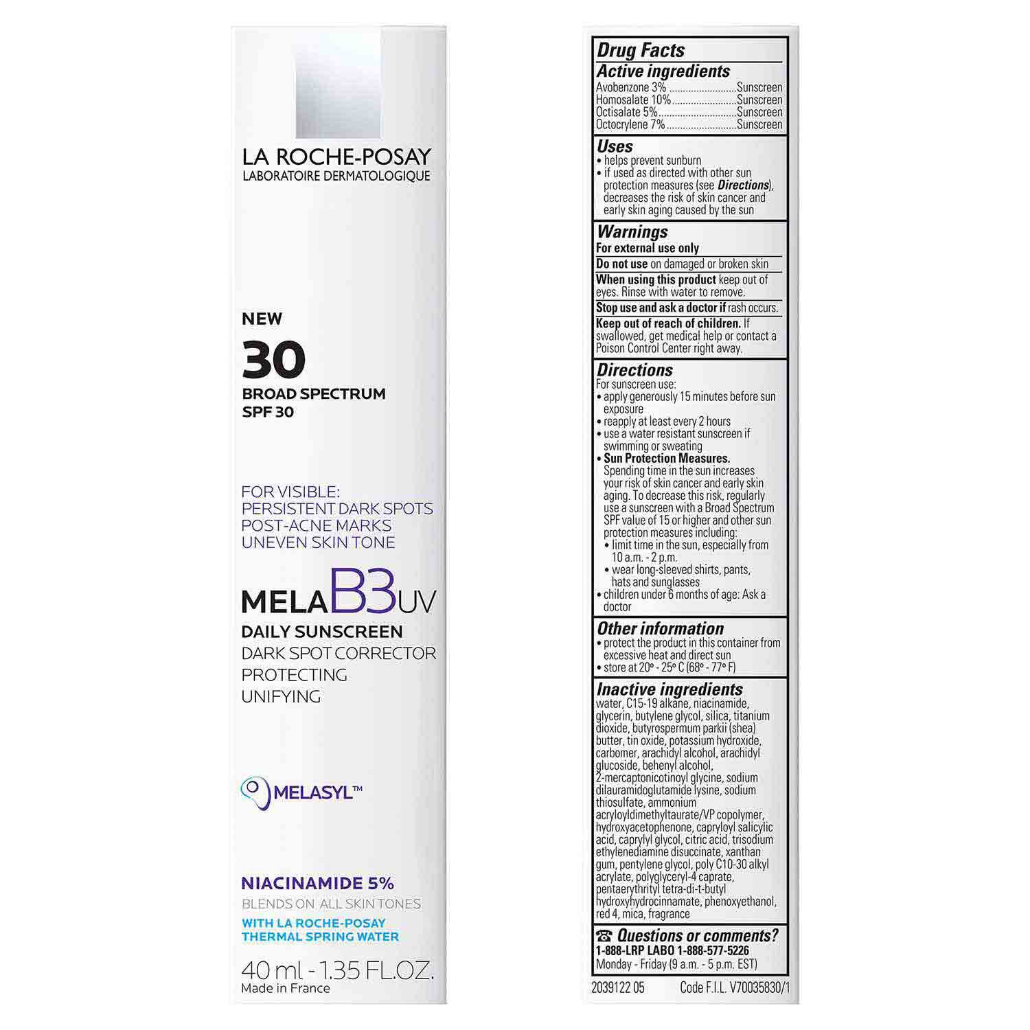 Mela B3 UV Daily Moisturizer SPF 30 With Melasyl™ + Niacinamide | La ...