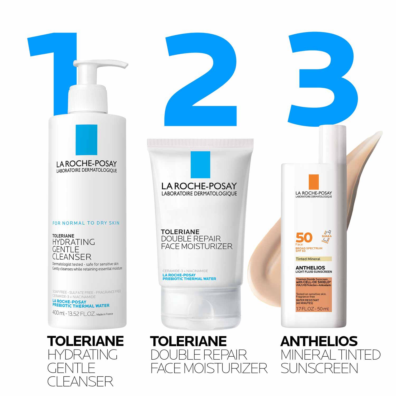 Anthelios Mineral Tinted Sunscreen for Face SPF 40-50 | La Roche Posay